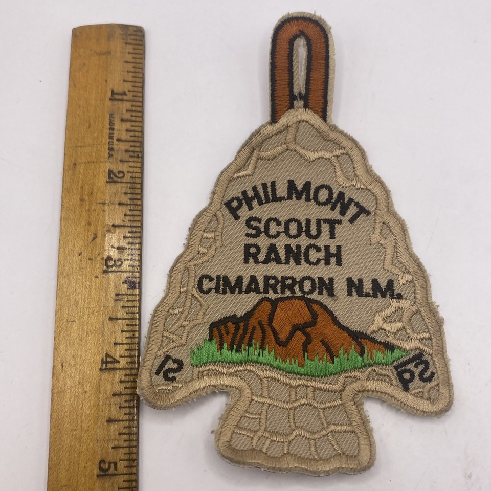 BSA PHILMONT SCOUT RANCH CIMARRON NEW MEXICO ARROWHEAD PATCH VERY RARE! | eBay