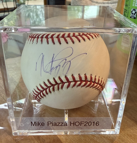 Mike Piazza Signed Autographed Baseball HOF 2016 Mets Dodgers | eBay