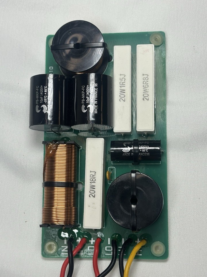 3 Way Passive Crossover for Line Array Boxes 450 Hz / 2100 Hz @ 8 ohms ...