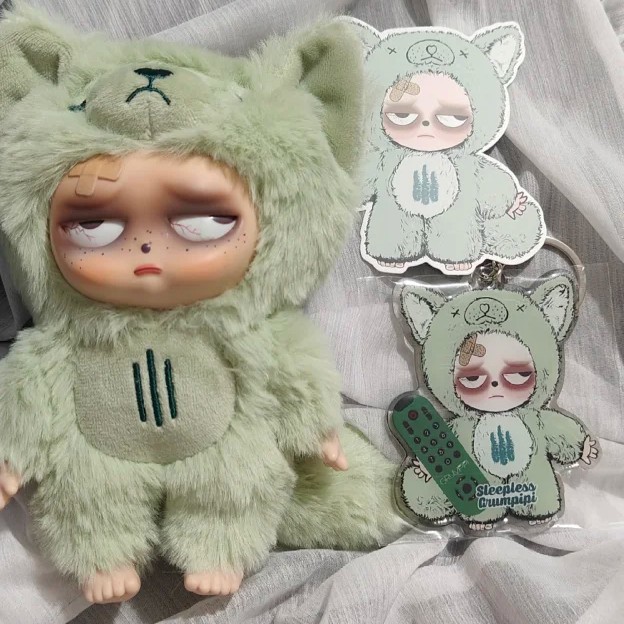 Grumpipi Sleepless Grumpipi Plush Series Confirmed Blind Box Figure ...
