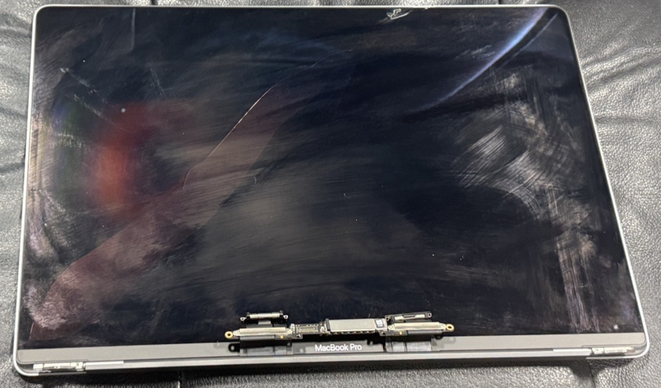 MACBOOK PRO 15 A1990 2018 2019 COMPLETE DISPLAY LCD SCREEN GRAY AS IS ...