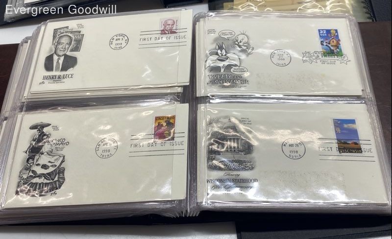 4 Albums of Vintage First Day Issue Stamps | eBay