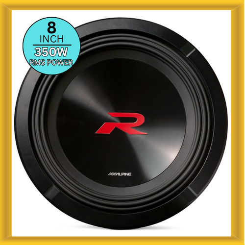 Alpine R-Series R2-W8D2 8 Inch Car Subwoofer Dual 2 OHM 350 Watt RMS ...