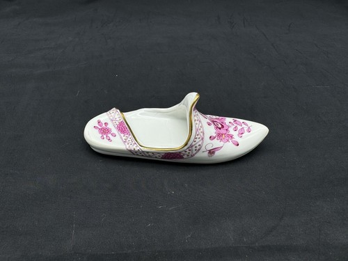 Meissen hand painted porcelain slipper shoe, 3 5/8" | eBay
