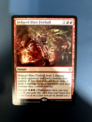 Delayed Blast Fireball MTG Magic the gathering commander | eBay