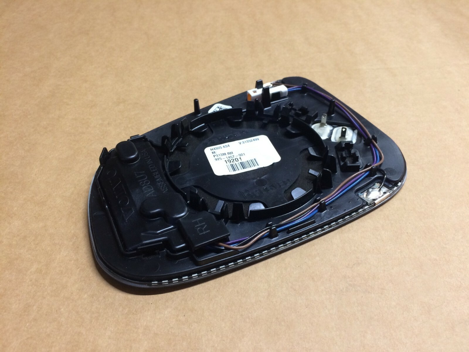 WING DOOR MIRROR GLASS HEATED RIGHT for VOLVO C30 S40 S60 S80 II V40 ...