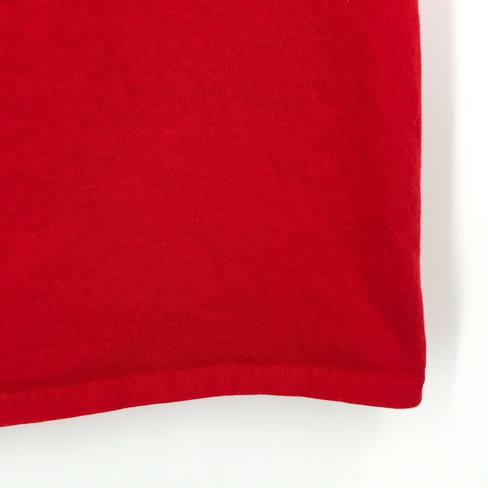 Texas Rangers Shirt Mens Large Red Short Sleeve MLB Baseball Majestic ...