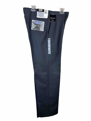 NWT HAGGAR 34x34 Tempratech Pleated Comfort Fit Waist Pleated Pants ...