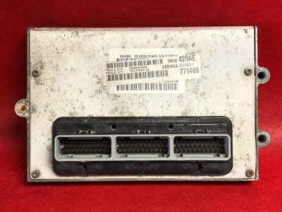 REFLASHED VIN NO SKIM PLUG & PLAY 01 DODGE RAM 8.0 ECM ECU MODULE PCM ...