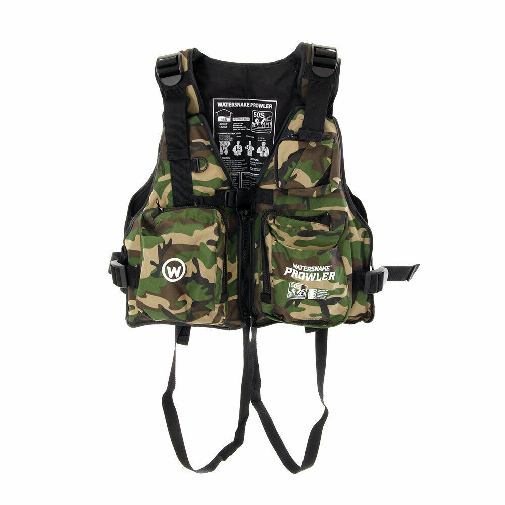 Watersnake Prowler Camo Adult Extra Large Level 50S Life Jacket - 56080 ...