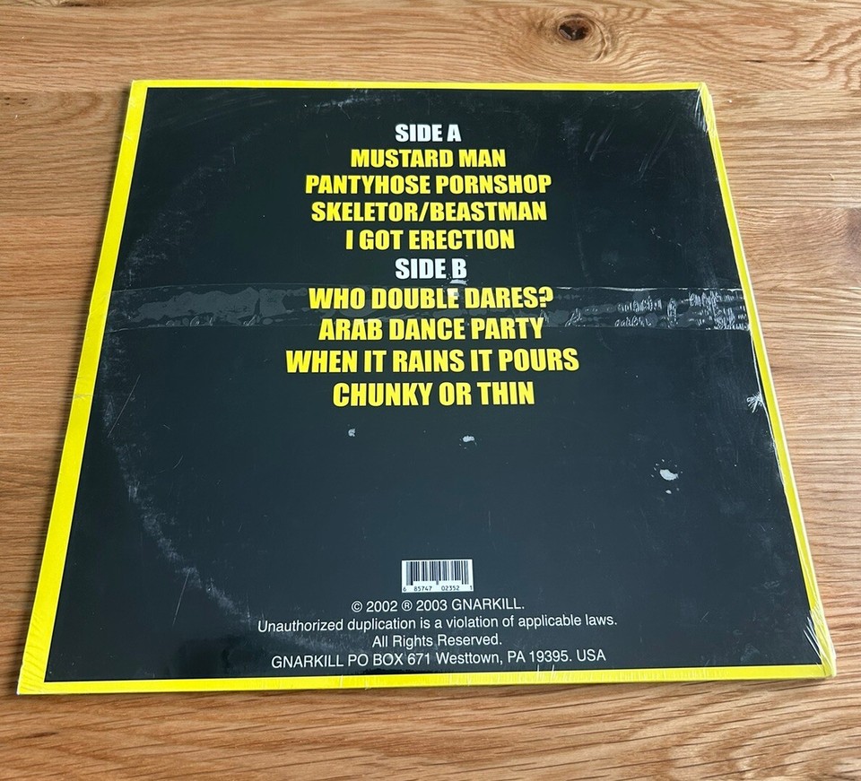 Gnarkill Mustard Man EP Vinyl Record | eBay