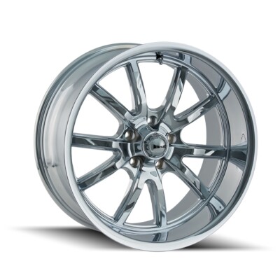 CPP Ridler 650 wheels, 18x8 F + 18x9.5 R, 5x4.75", CHROME | eBay