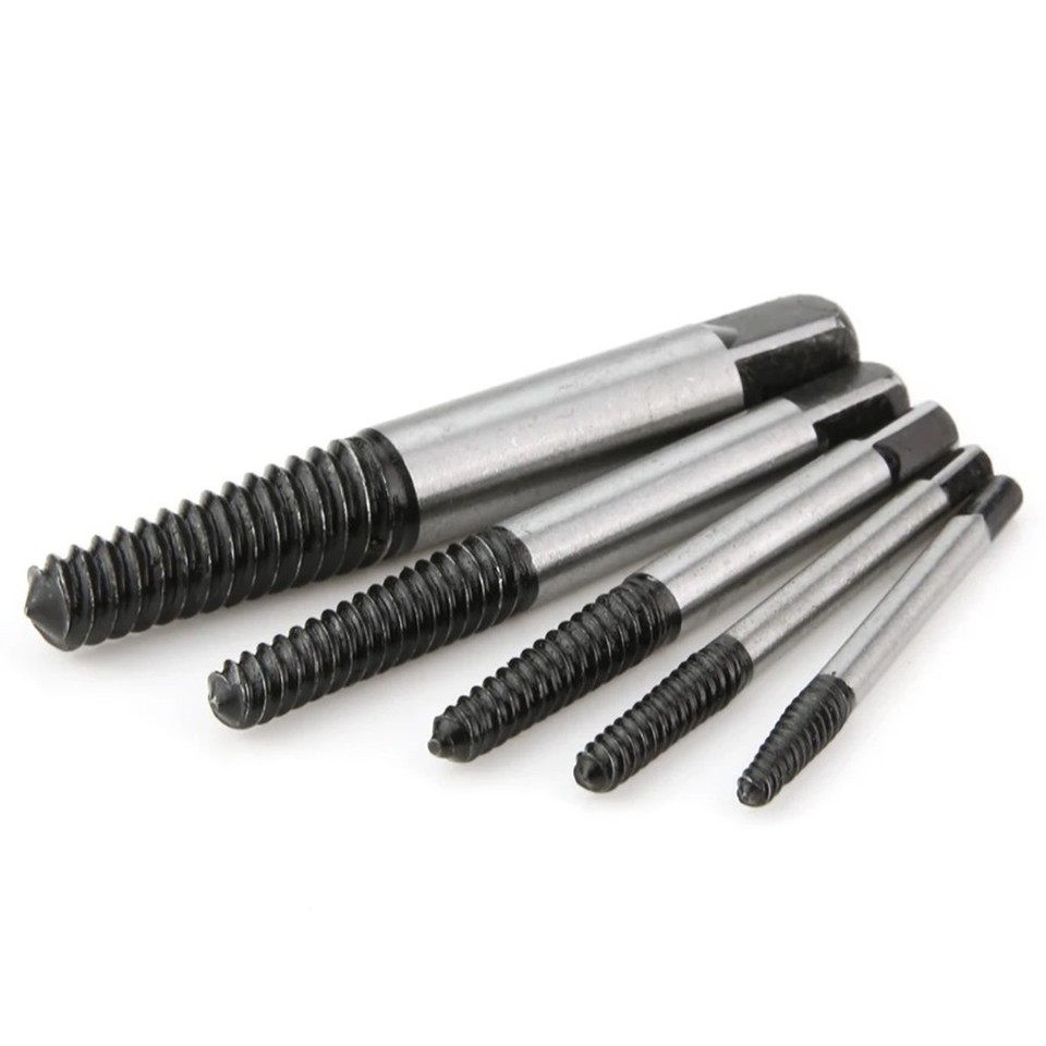 5pcs Damaged Screw Extractor Tools for Stripped Broken and Rusted ...