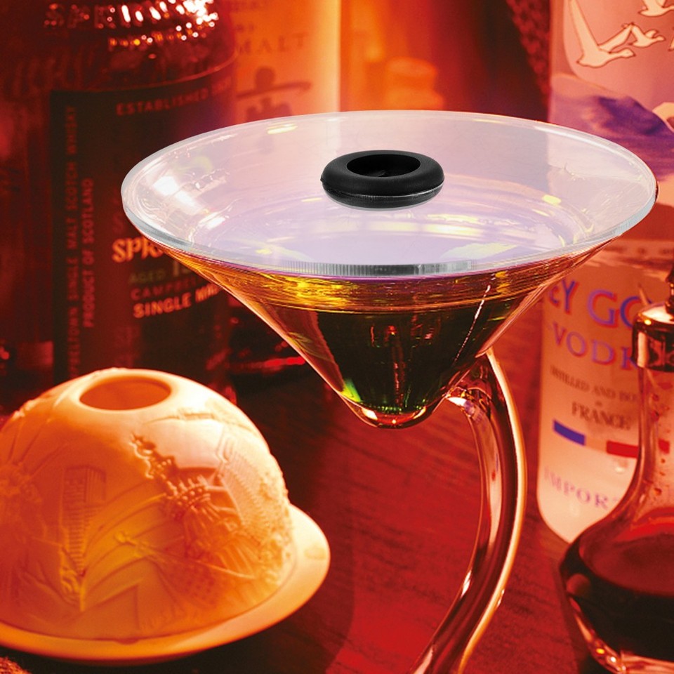 Smoking Dome for Cocktails Smoke Infuser Transparent Glass Hood Cloche ...