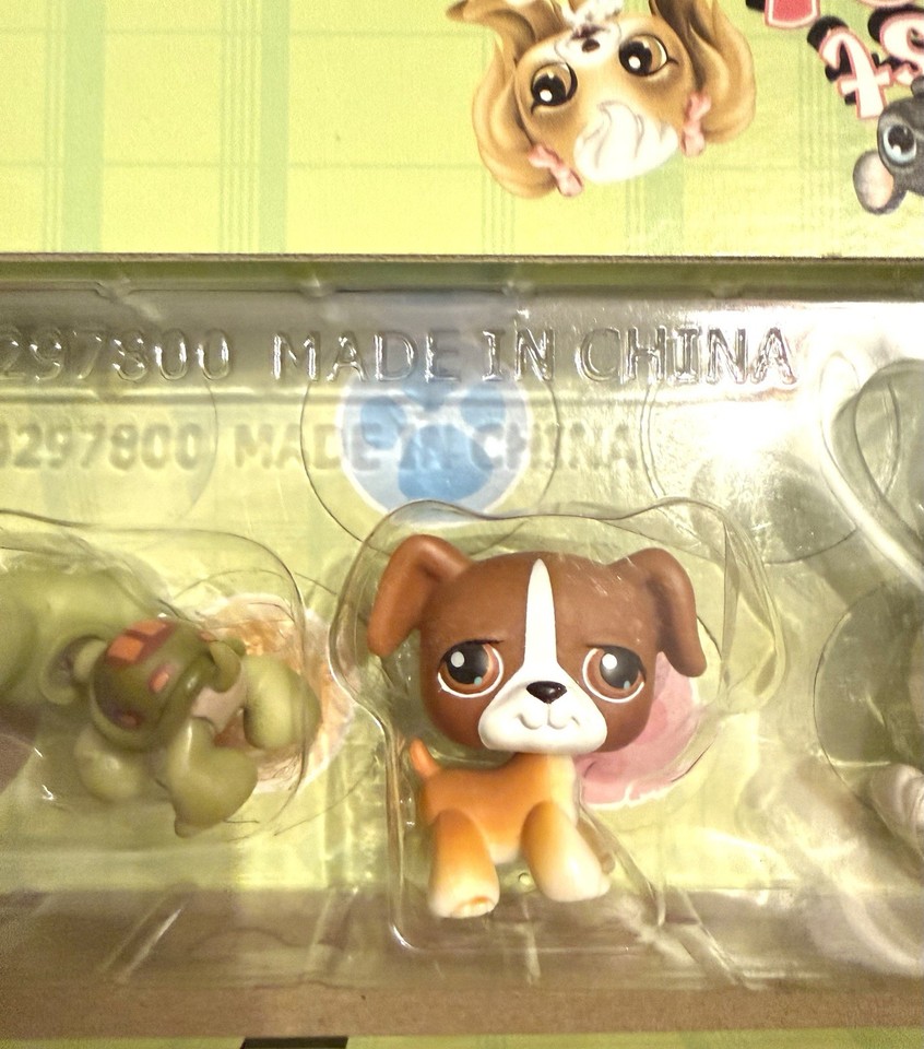 Littlest Pet Shop Game 4 Bobblin' Heads Figures (Milton Bradley, 2005 ...