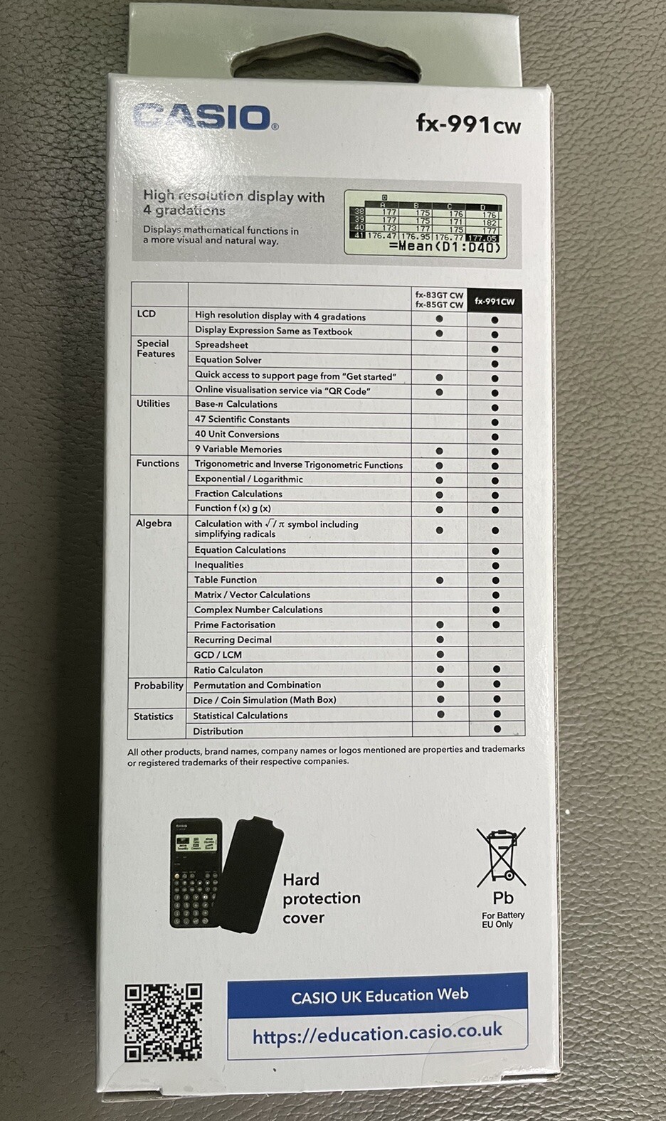 Casio FX991CW Calculator for sale online | eBay