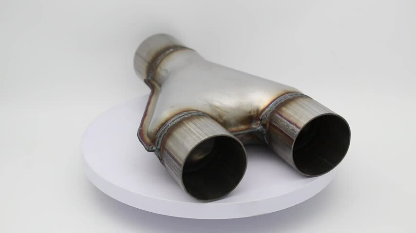 X-Pipe Y-Pipe Exhaust Adapter Connector 2''/2.25''/2.5''/2.75''/3 ...