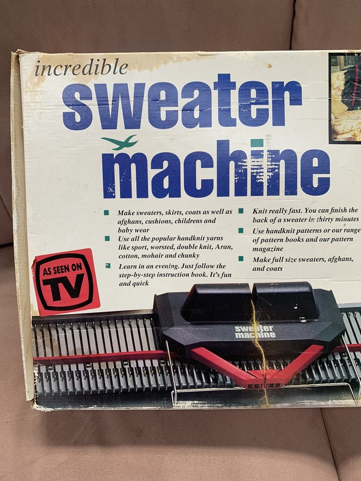 Bond Incredible Sweater Machine Knitting Machine OLD STOCK , OPEN BOX ...