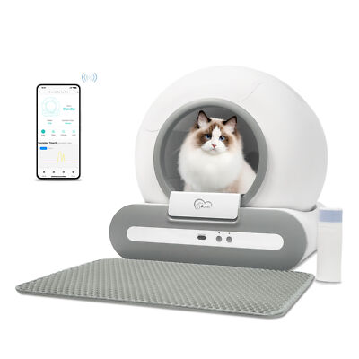 DOEL Self Cleaning Automatic Cat Litter Box 2.4G WiFi APP Control w ...