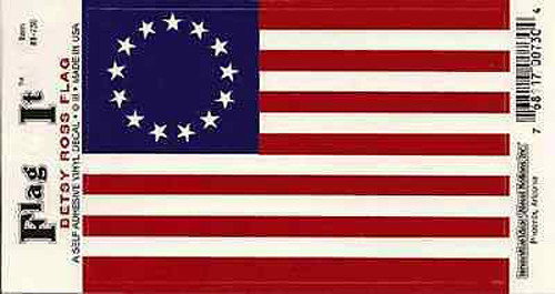 Betsy Ross Flag - Vinyl Decal Sticker 3.5''x 5'' 768117007304 | eBay