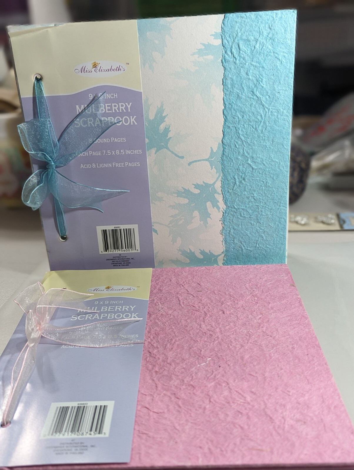 NWT Lot Of 2-Mulberry Scrapbook 8Bound Pages 9x9 Acid&Lignin Free Pink ...