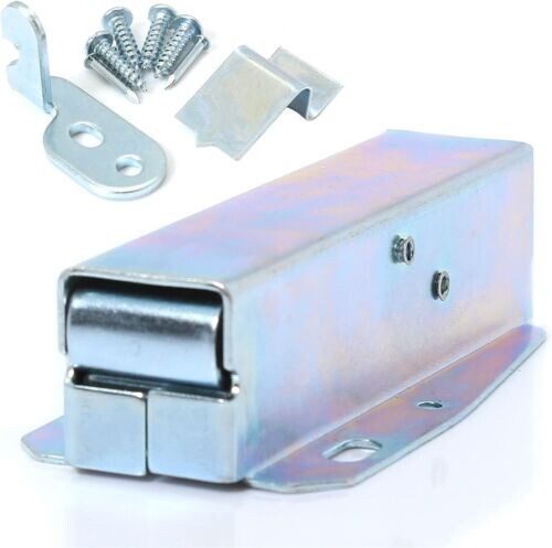 Soft Touch Catch Latch Loft Attic Cupboard Door Push to Open Auto Latch ...