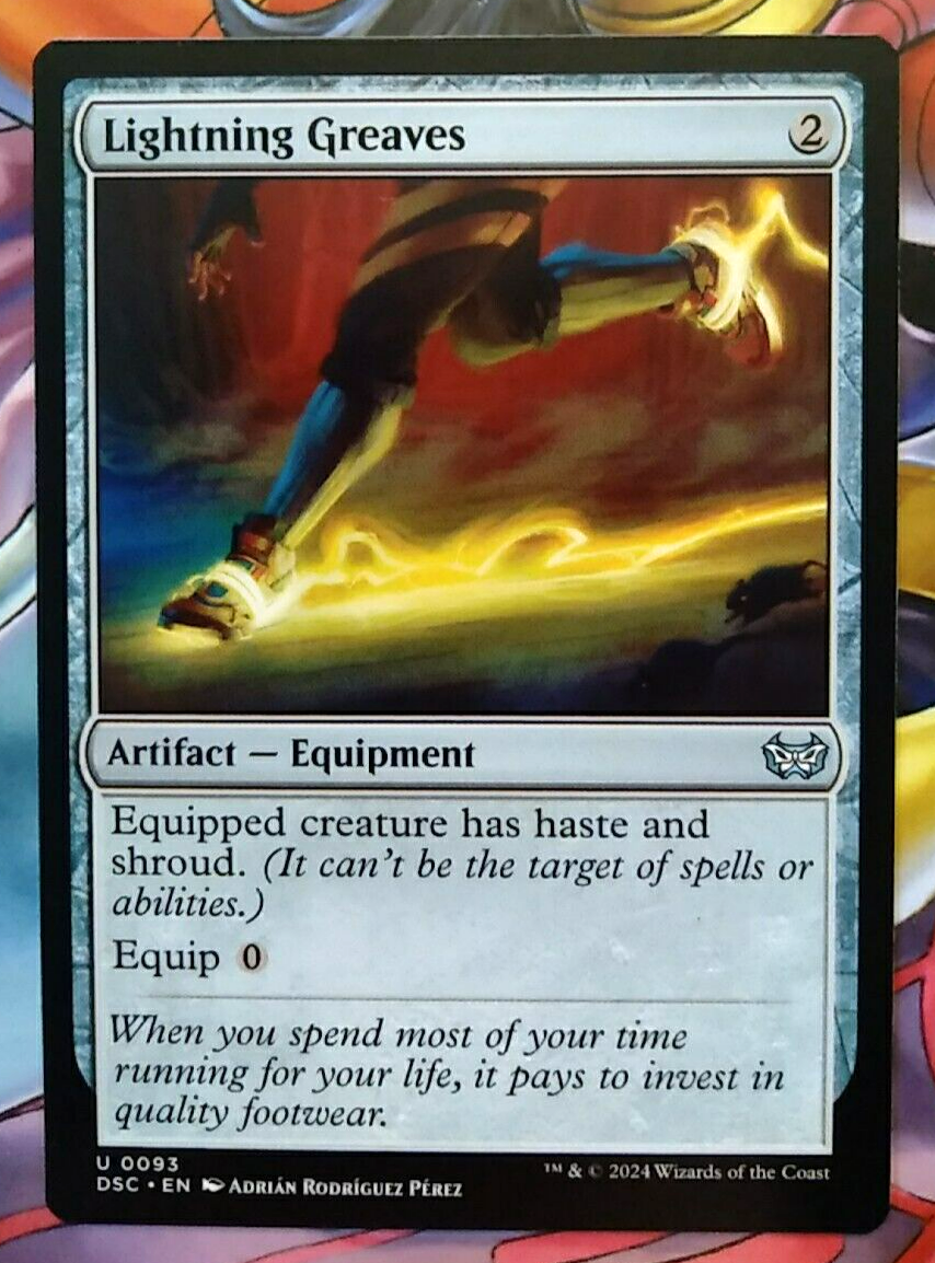 MTG Lightning Greaves - Commander Duskmourn: House of Horror - Near ...