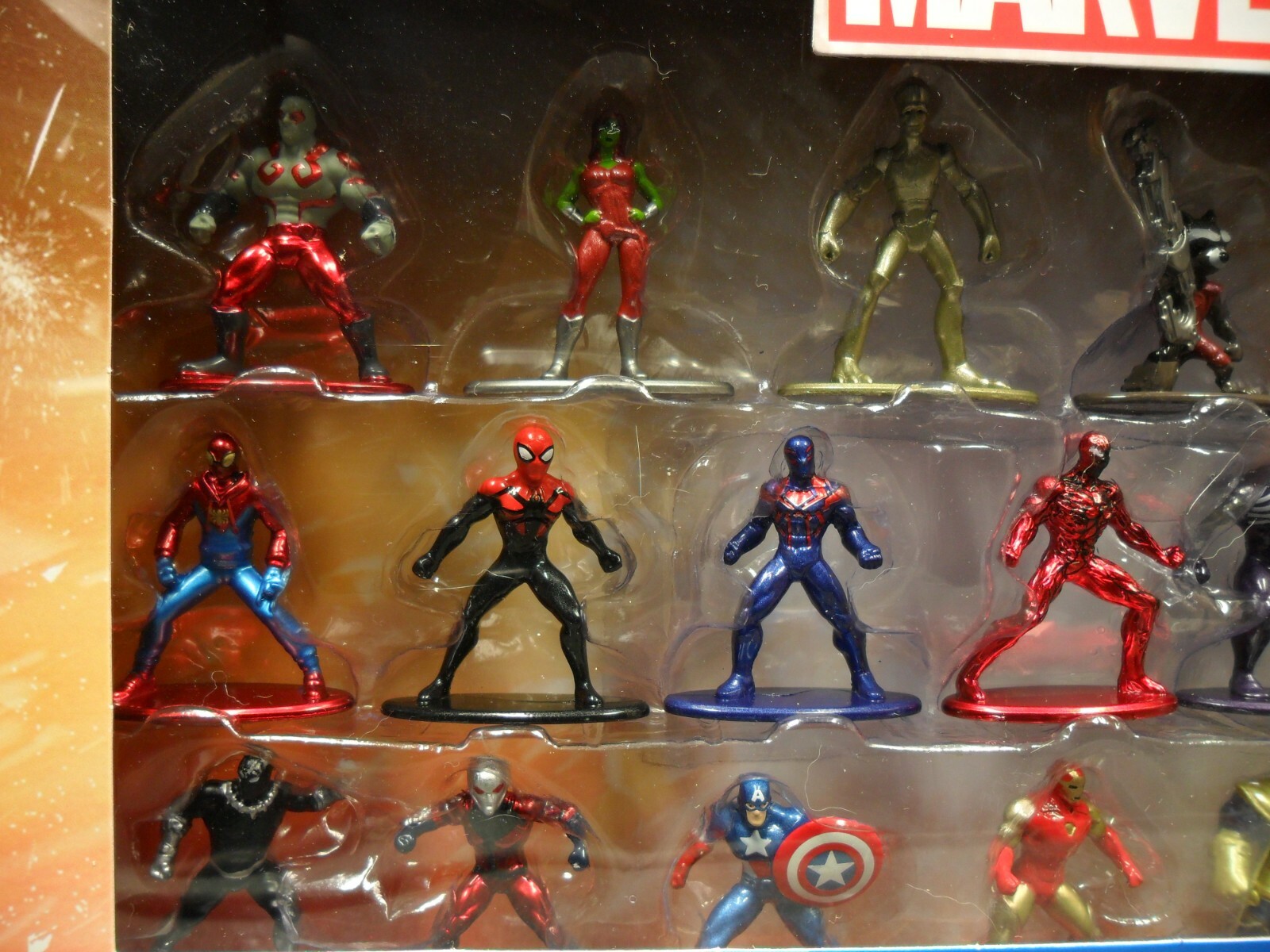 Jada * Marvel 20-Piece Set * Nano Metalfigs Metal Mini Figures 20-Pack ...