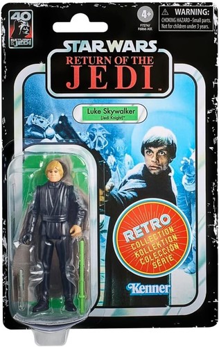 Luke Skywalker (Jedi Knight) 40th Anniversary Hasbro Kenner Star Wars ...