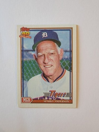 1991 Topps Sparky Anderson Baseball Card #519 Manager | eBay