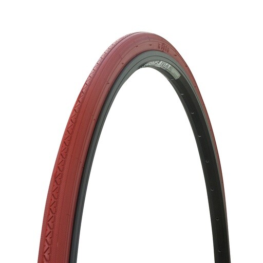 Bicycle Tire 27" x 1-1/4" P-148 Red/Red Sidewall | eBay