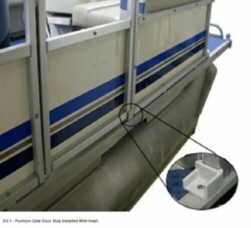 T-H Marine Gray Pontoon Door Stop For Left Hinged Door #DS-1L-DP | eBay