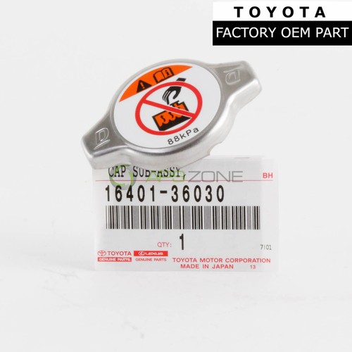 GENUINE TOYOTA CAMRY COROLLA RAV4 ENGINE COOLANT RADIATOR CAP OEM 16401 ...