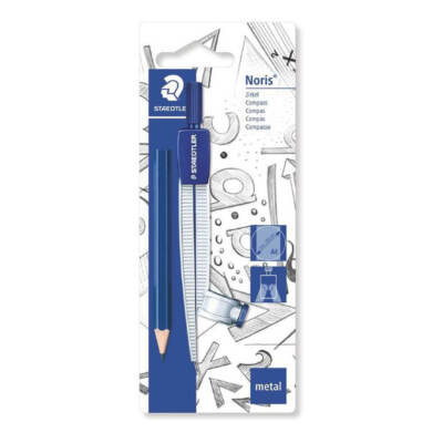 Staedtler Compass Precicion Metal Tool with Pencil In Blistercard High ...
