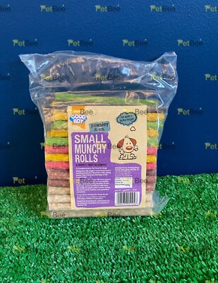 Good Boy Assorted Small Munchy Rolls 5" - Dog Chews - 10, 25, 50, 100 ...
