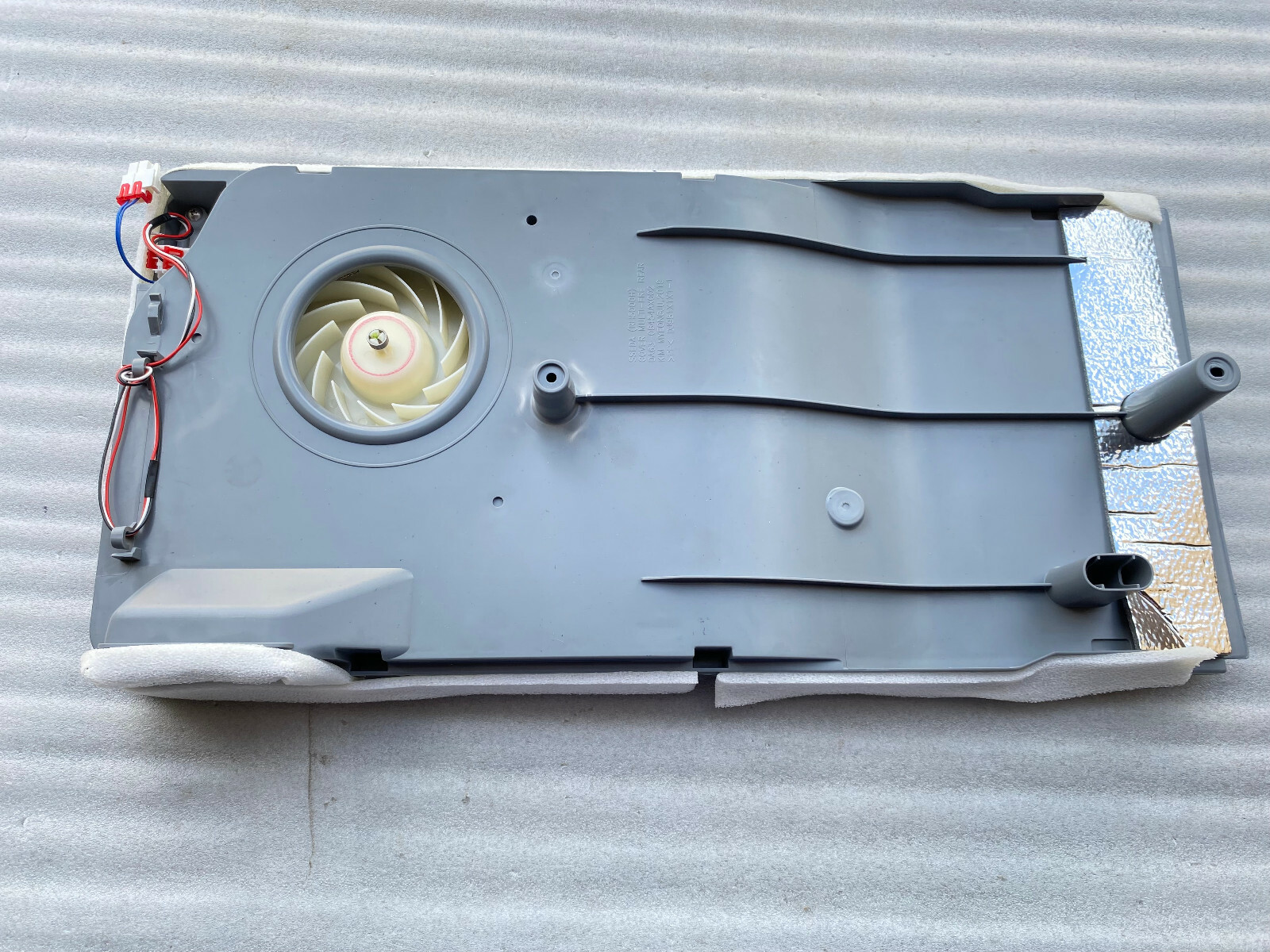 OEM Samsung Refrigerator Freezer Air Duct Cover and Fan Assembly DA97 ...