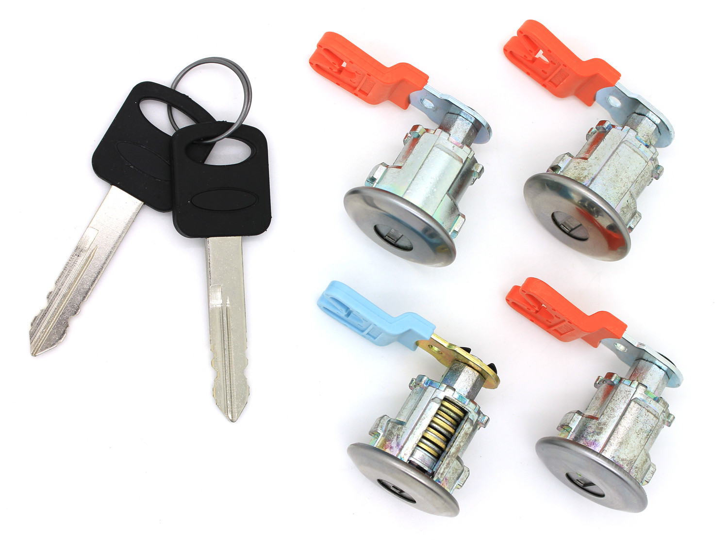 NEW LockCraft 4-Piece Door Lock Cylinder Set w/Keys / FOR FORD ...