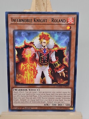 Yugioh - Infernoble Knight - Roland AMDE-EN050 Rare - NM | eBay