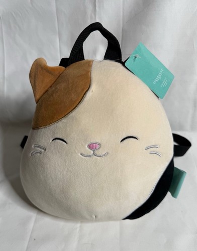 Squishmallows Cam the Calico Cat 12" Backpack | eBay
