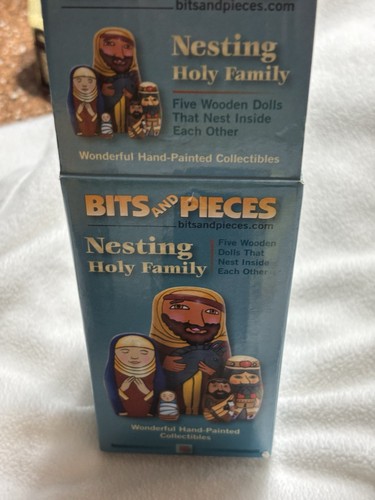 Nesting Holy Family, from Bits and Pieces, in box five piece set ...