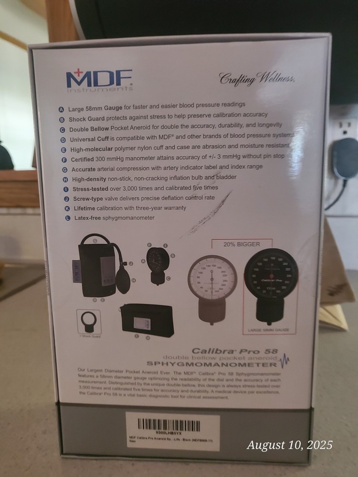 MDF Calibra Pro Sphygmomanometer Blood Pressure Machine New | eBay