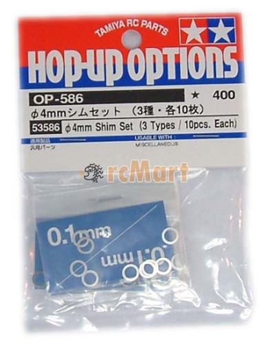 Tamiya 4mm Shim Set EP 1:10 RC Car On Off Road Drift Touring Crawler ...