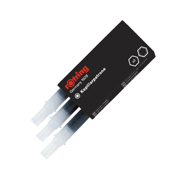 Rotring Rapidograph Ink Capillary Cartridges 3 Pack Black R590517 for ...