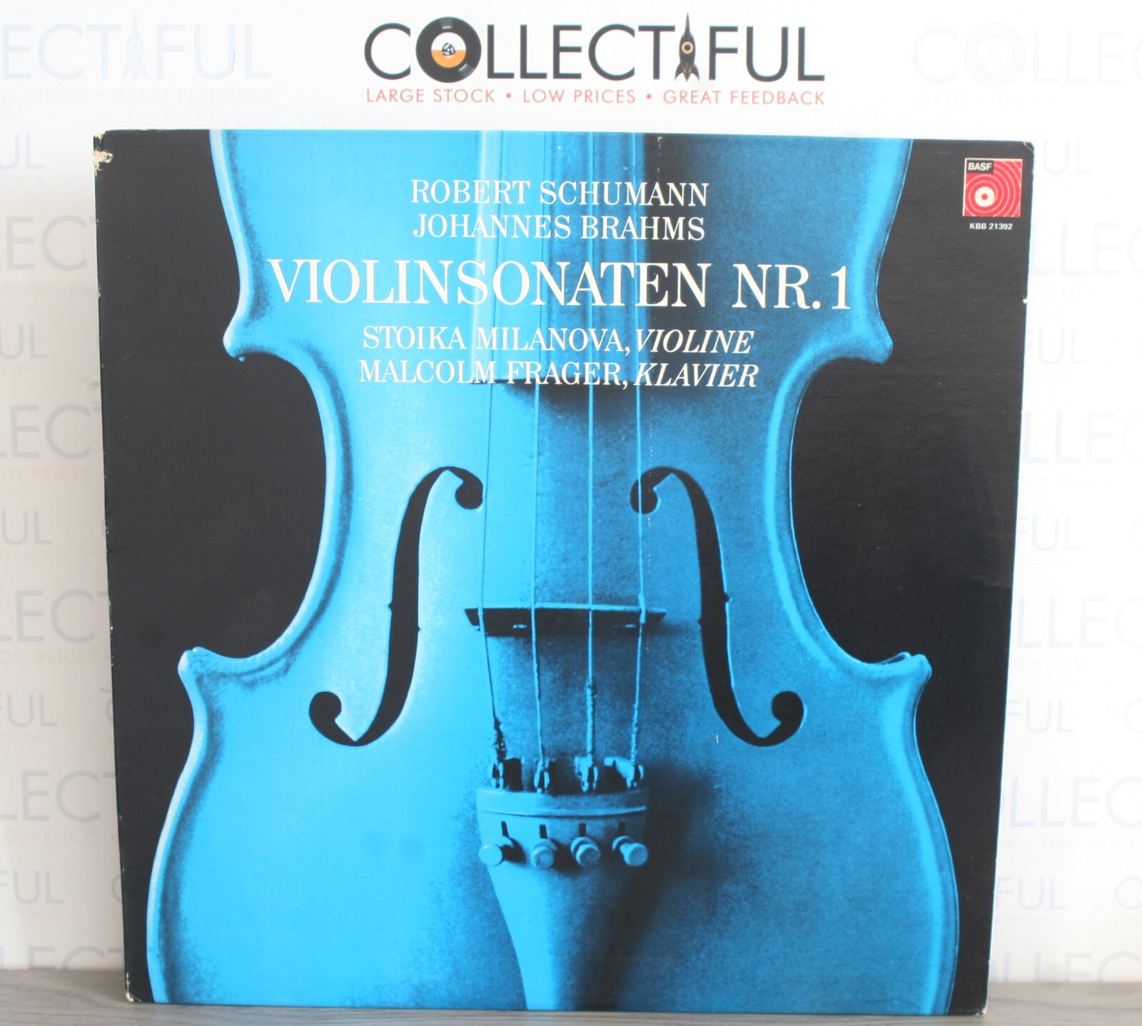 SCHUMANN / BRAHMS - VIOLINSONATEN NR.1 - STOIKA MILANOVA / MALCOLM ...