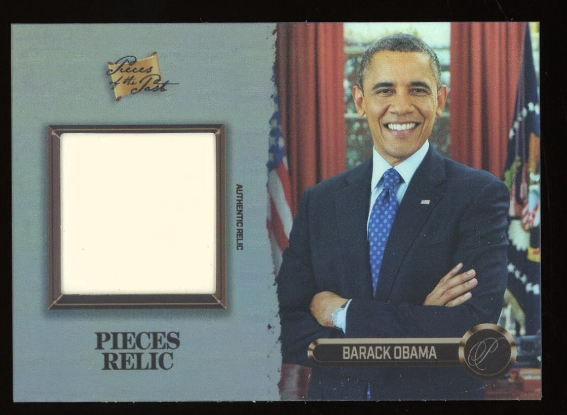 Barack Obama authentic Relic 2023 Pieces of the Past Presidential ...