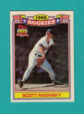 1991 Topps 25 of 33 1990's Rookies Commemorative Set Scott Radinsky | eBay