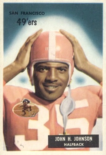 JOHN JOHNSON FOOTBALL CARD *2X3 FRIDGE MAGNET* NFL STAR RUNNING BACK ...