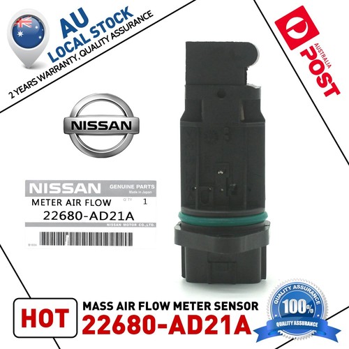 GENUINE MAF MASS AIR FLOW METER SENSOR 22680-AD21A FOR PATROL GU N16 ...