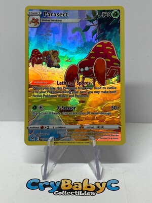 Pokemon Parasect TG01/TG30 Lost Origin Sword & Shield Trainer Gallery ...