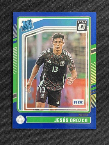Jesus Orozco 2024-25 Panini Donruss Optic Blue Rated Rookie /149 Mexico ...